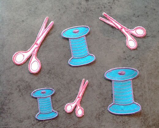 Instant Download Scissors Sewing Machine Embroidery Design for - Etsy