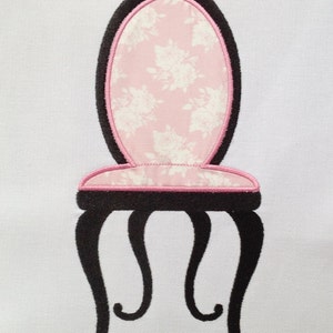 Instant Download Chair Shabby Embroidery Design Applique - Etsy
