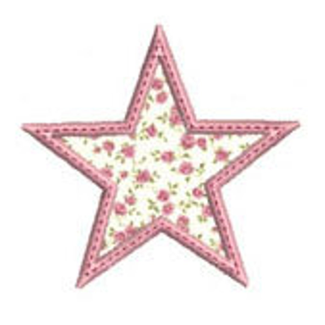 Instant Download Star Embroidery Design Download - Etsy