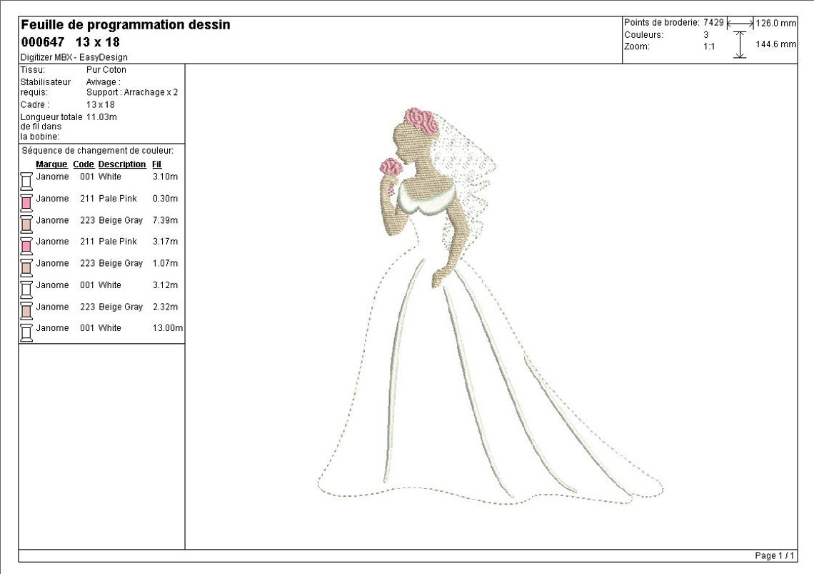 Embroidery Design Machine Applique Married Wedding Instant - Etsy