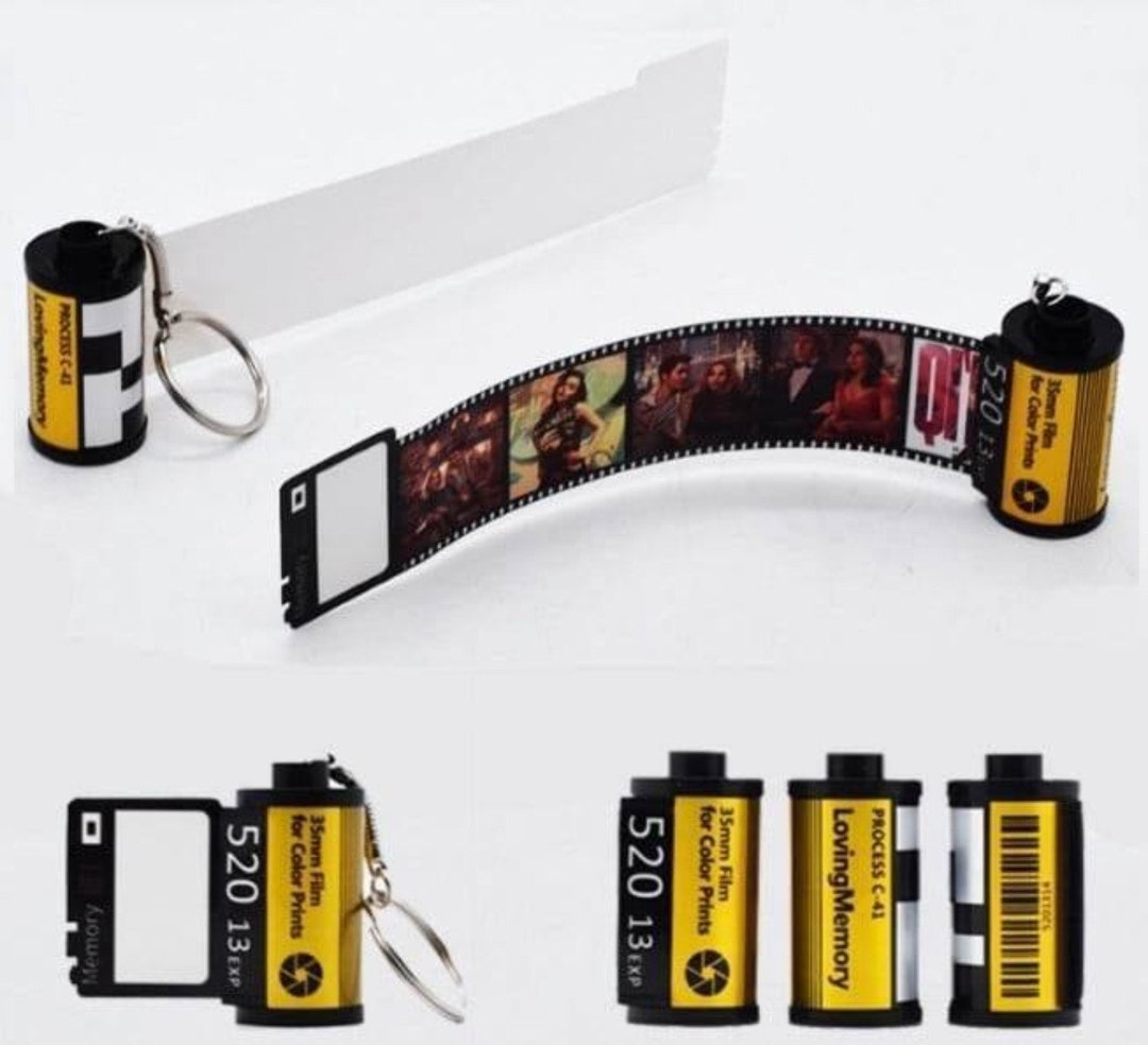 Memory Film Keychain, Custom Film Roll Keychain, Polaroid Film Keychain ...