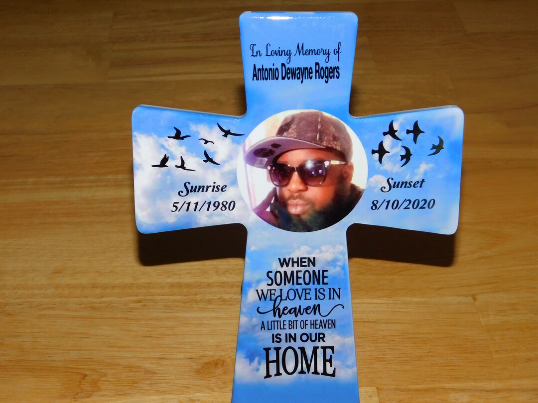 Personalized Ceramic Cross/memorial in Memory Cross - Etsy