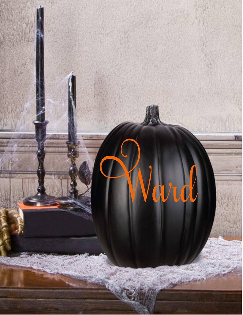 Personalized Pumpkins, Monogrammed Pumpkin, Decorative Pumpkin ...