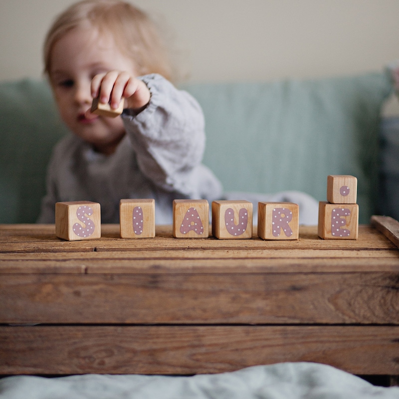 Baby Name Blocks - Etsy