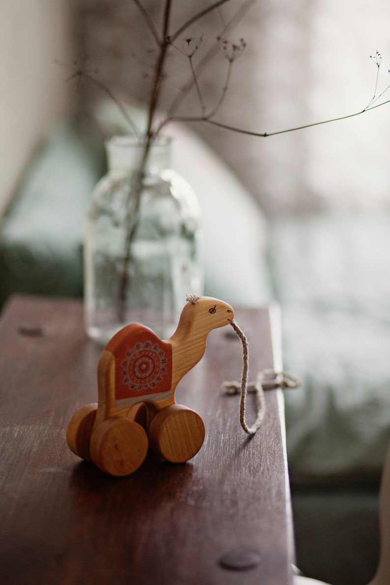 Camel Toy Wooden Pull Toy Camel Arabic Toys Wood Toy Camel - Etsy