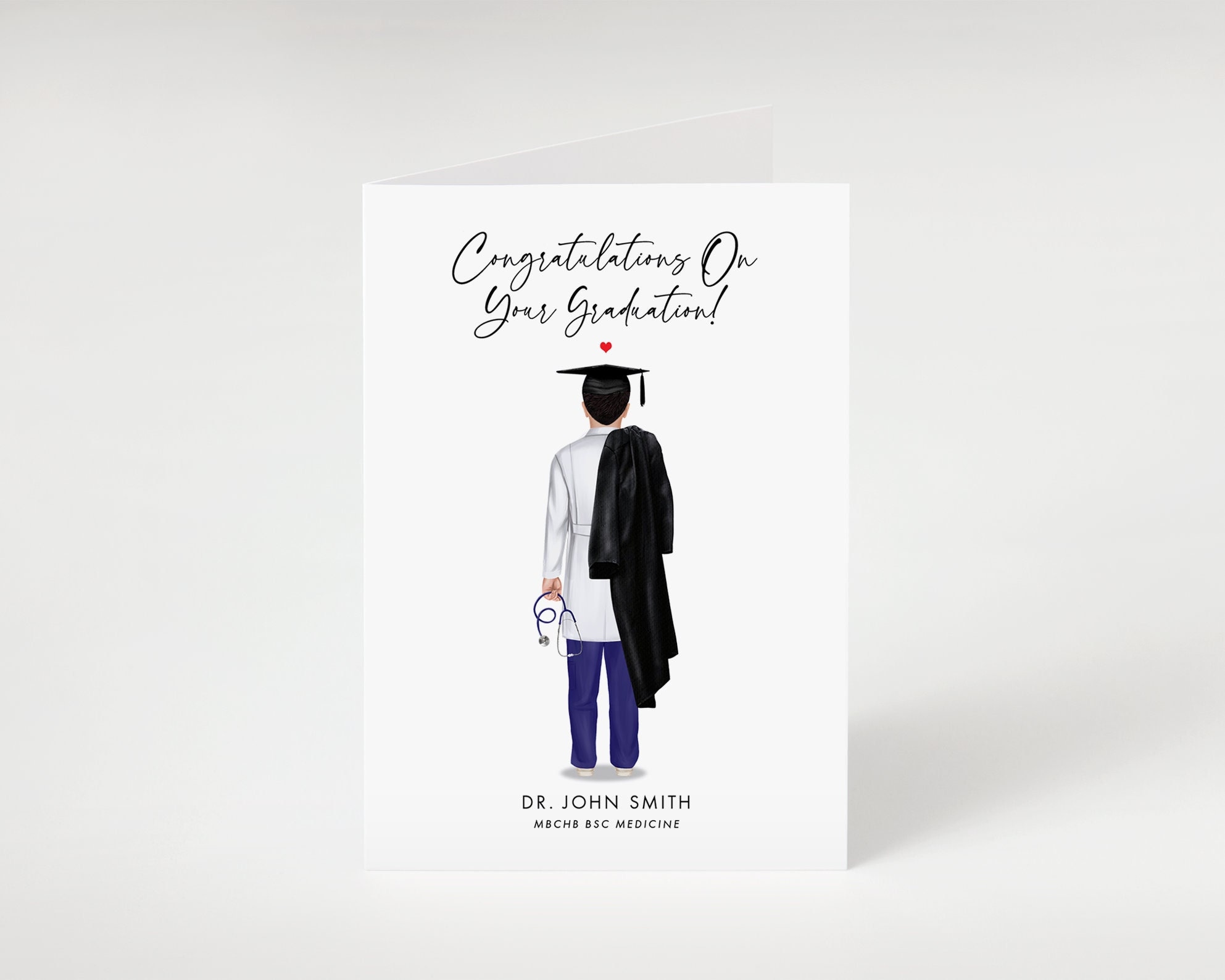 Doctor Graduation Card, Congratulations Card, Class of Card, Graduation ...