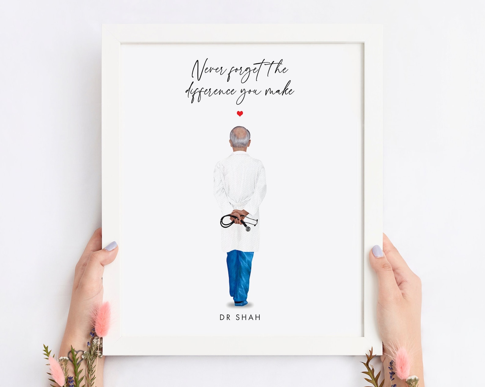 Doctor Gift Surgeon Gift Male Doctor Print Personalised - Etsy