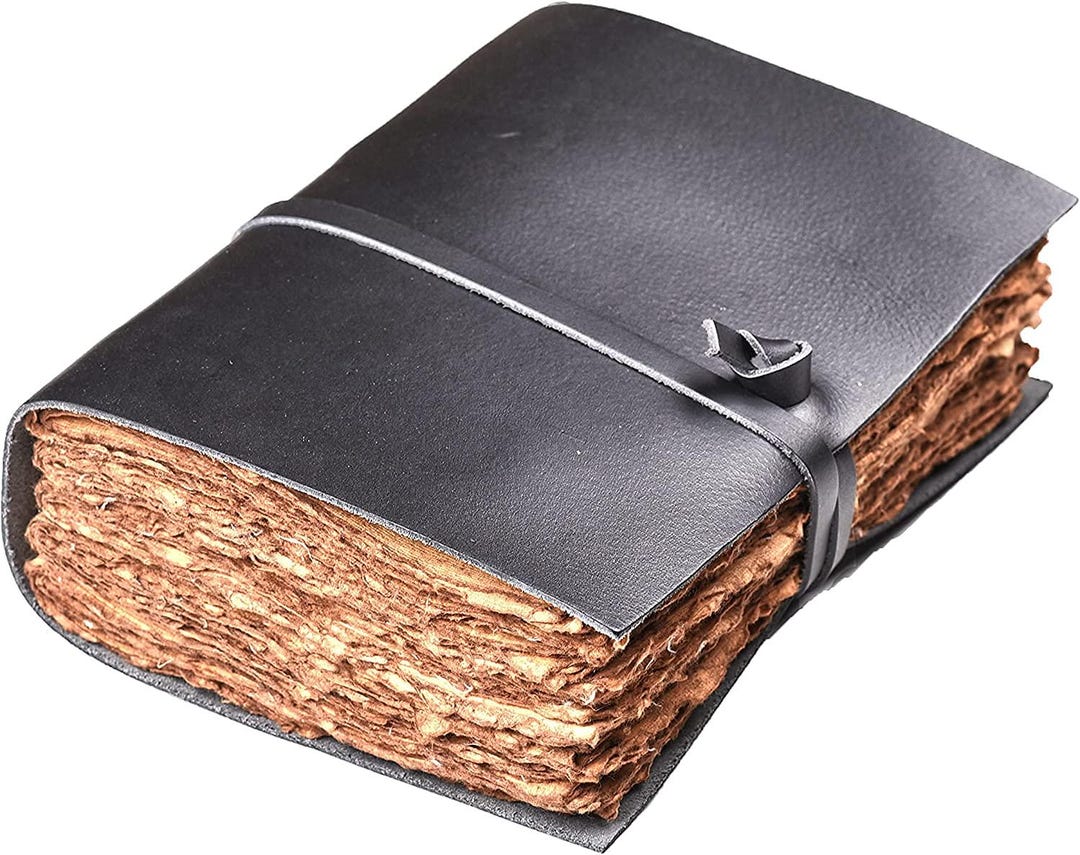 Handmade Leather Journal: Tree of Life Embossed Cover, Vintage Style ...