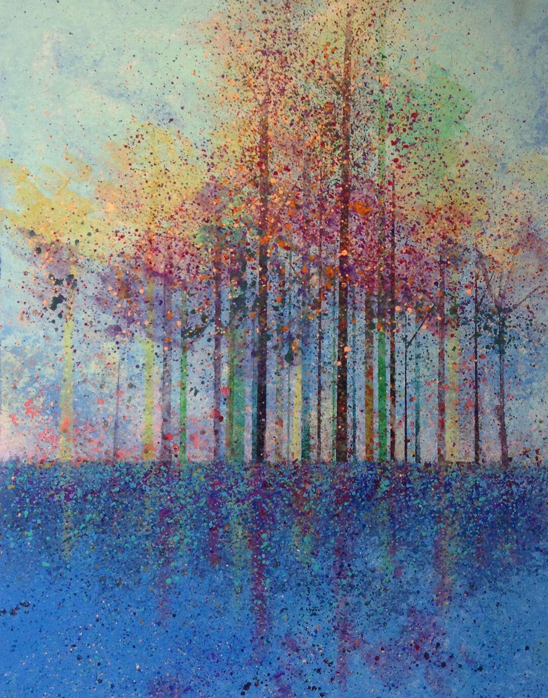 Autumn Treescape 11x14 Digital File - Etsy