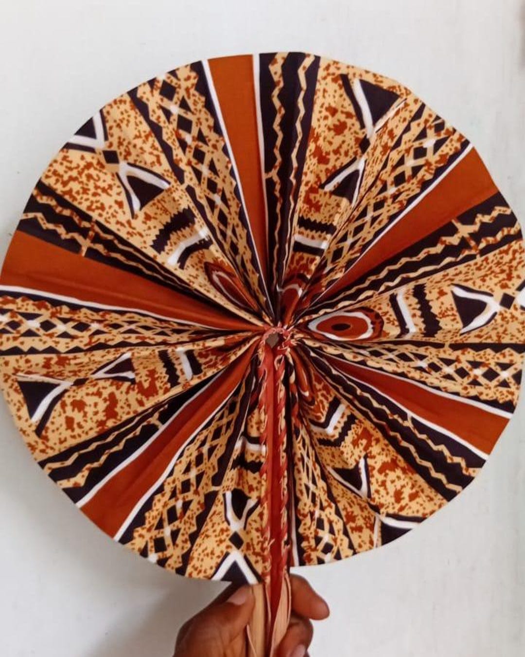 African Print Hand Fan, Pick Your Choice of Folding Fan, Ankara Print ...