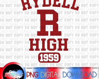 Rydell high school logo svg - Etsy Canada
