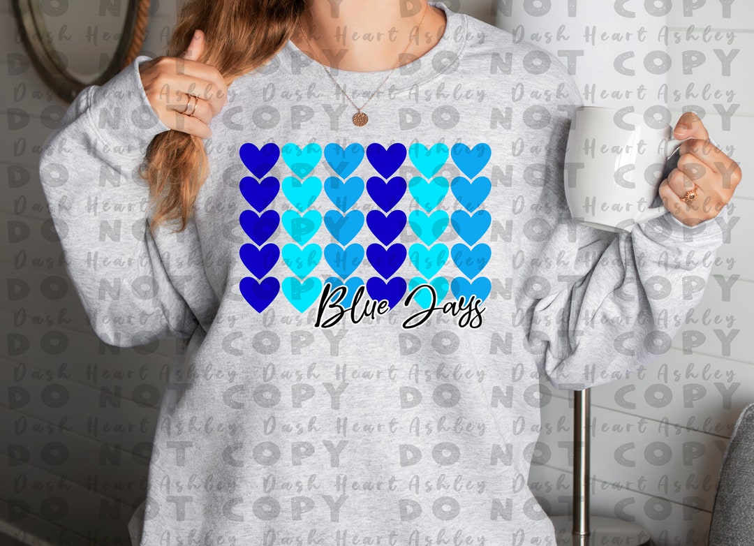 Blue Jays Valentines Hearts PNG | Mascot Digital Download | Valentines ...