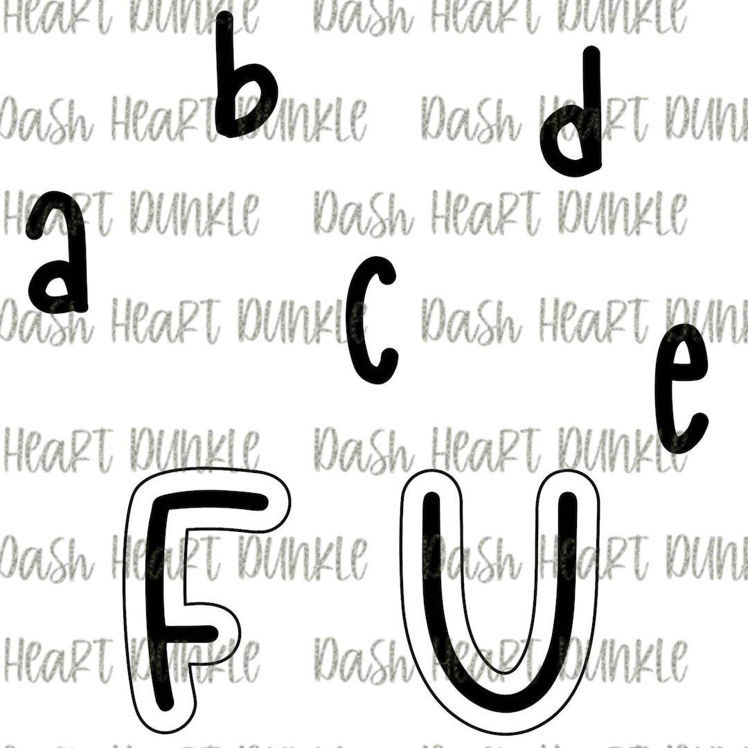 ABCDEFU PNG | Sassy Digital Download | FU Digital - Etsy
