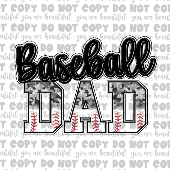 Baseball Dad Sublimation Transfer Ready to Press Sublimation - Etsy