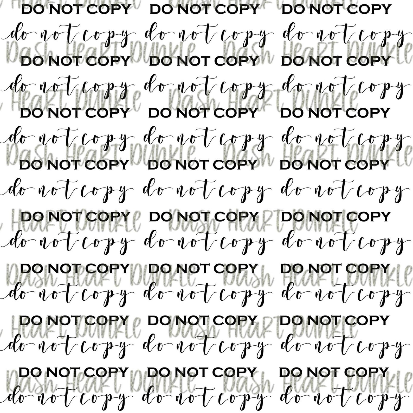 Generic Watermark PNG Mock up Watermark Digital Download - Etsy