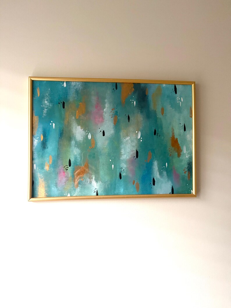 Original A3 Abstract Painting - Etsy