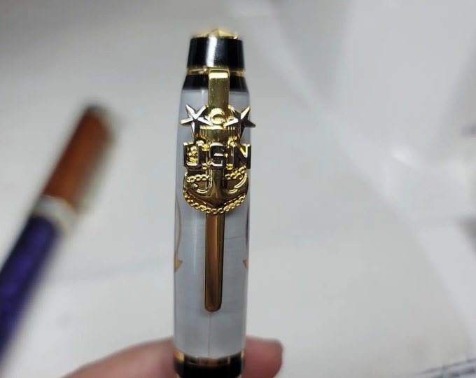 Custom Navy Master Chief, Senior Chief, Chief Cigar Pen, Gift for Chief ...