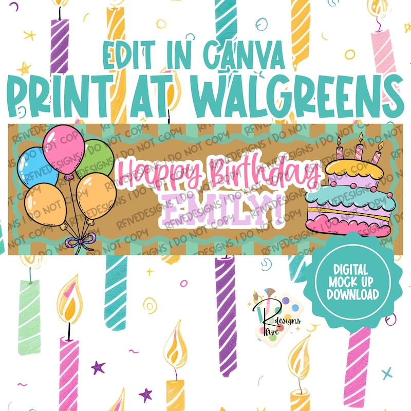 Custom Walgreens Banner - Etsy