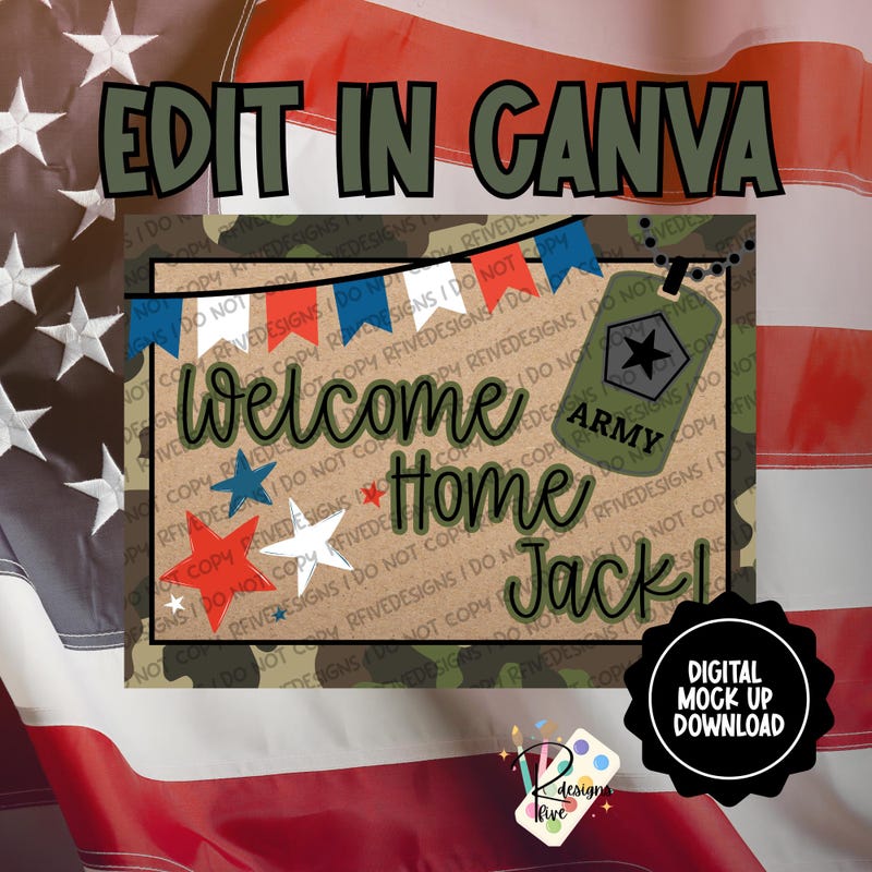 Army Banner - Etsy