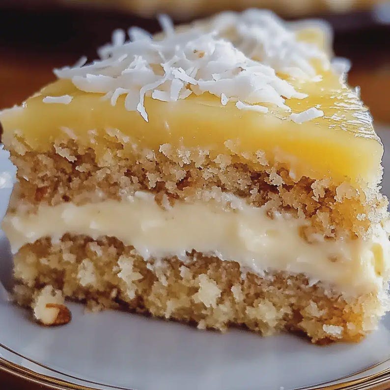 Pineapple Coconut God Bless America Cake Download - Etsy