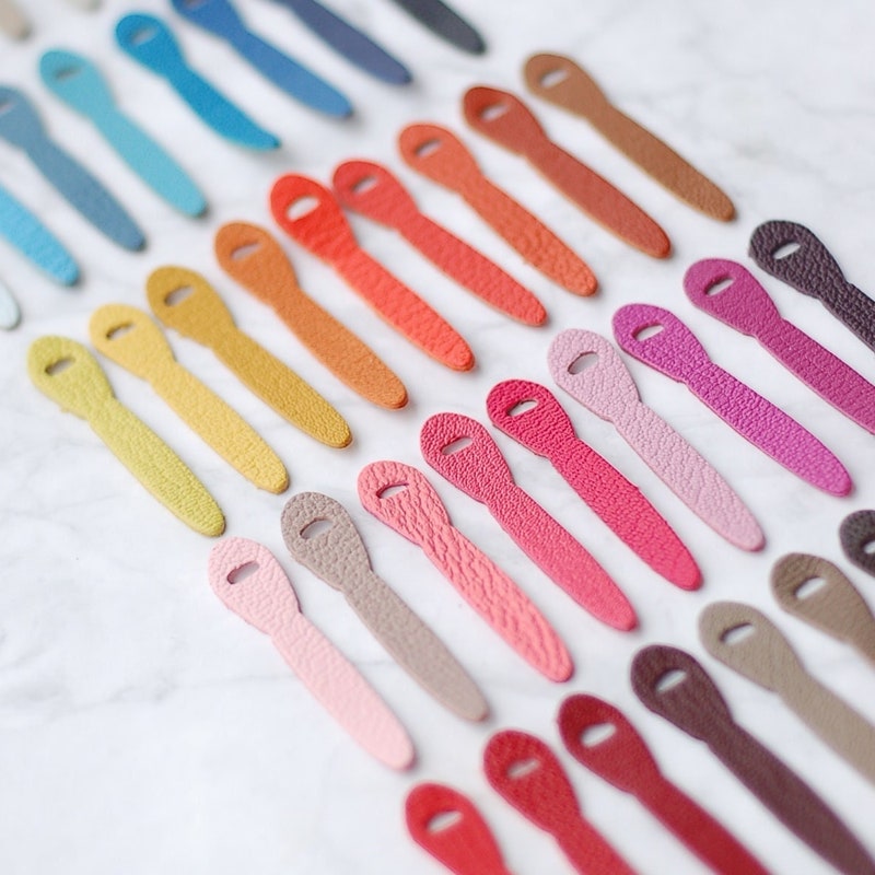 Leather Zipper Pull - Etsy