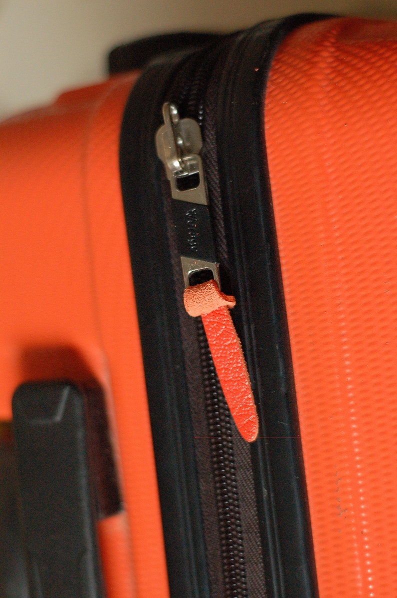 Leather Luggage / Bag / Baggage / Backpack Zipper Pulls - Etsy