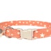 Periwinkle Gold Star Cat Collar With Bell, moon Shadow Breakaway Rifle ...