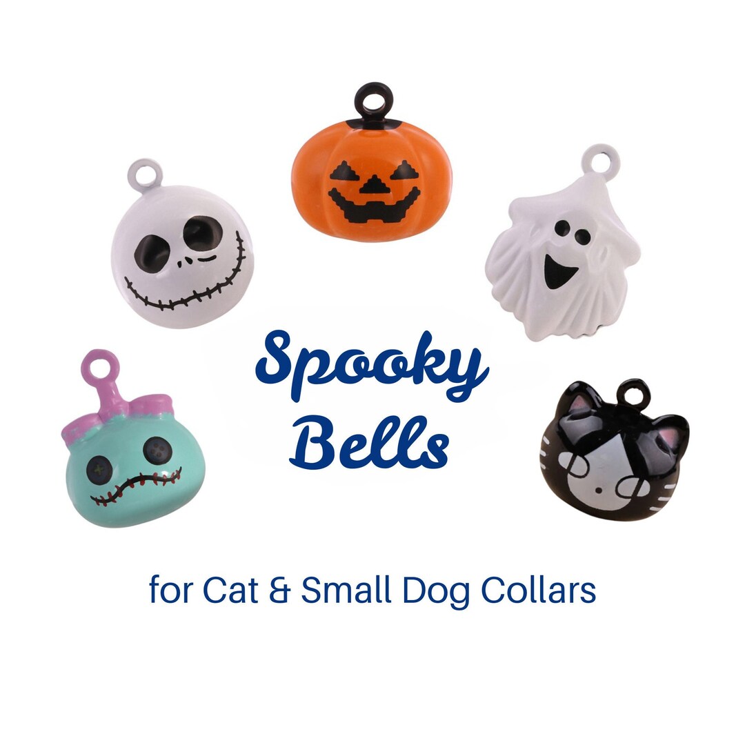 Halloween Bells, Spooky Cat Collar Bell, Fall Season Speciality Fashion ...