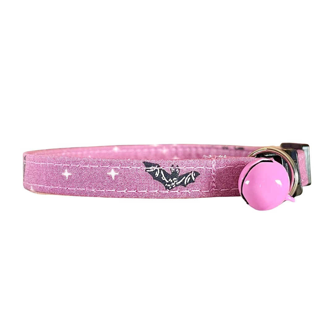 Halloween Cat Collar, pastel Bats purple Whismigoth Bat Breakaway ...