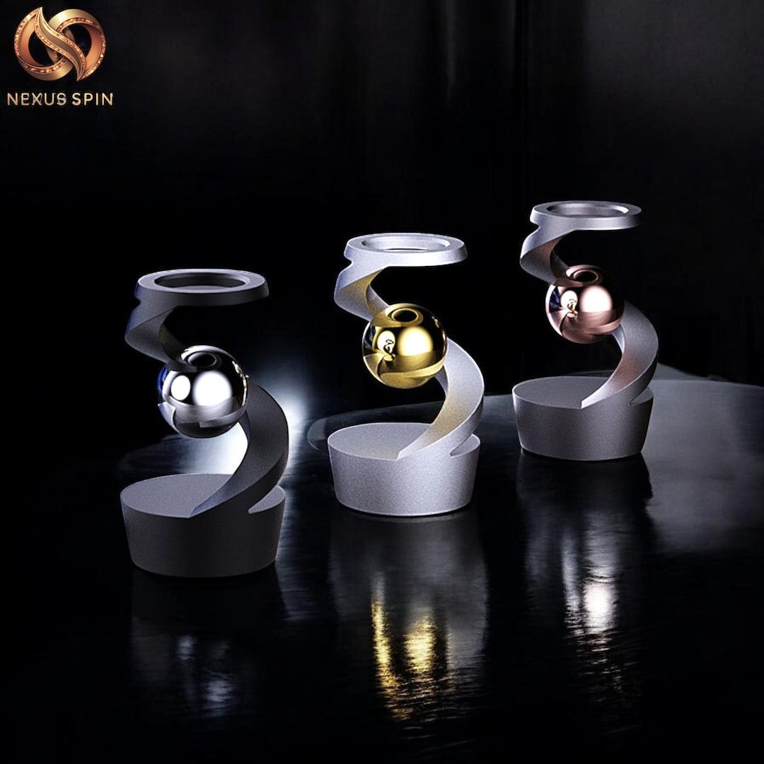 Magnetic Levitation Desk Toy, Anti Gravity Gyroscope Spinner, Kinetic ...