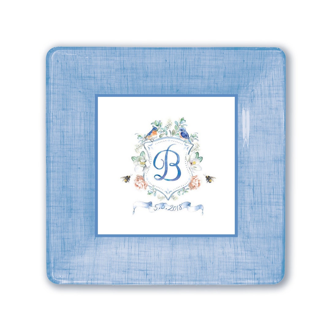 Personalized Baby Crest Monogram Gift Keepsake Idea From - Etsy