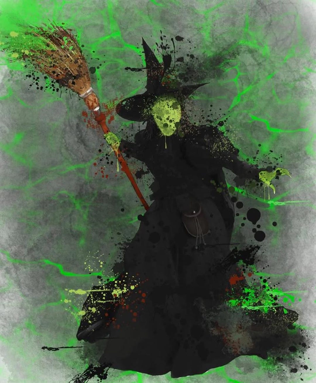 Elphaba Print - Etsy