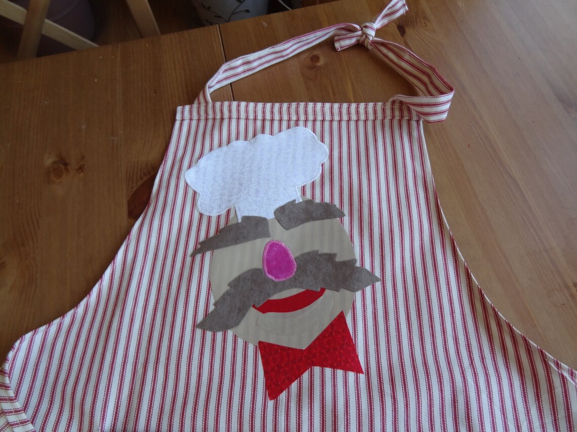 Full Apron With Swedish Chef Inspired Applique & Bork! Bork! Bork ...