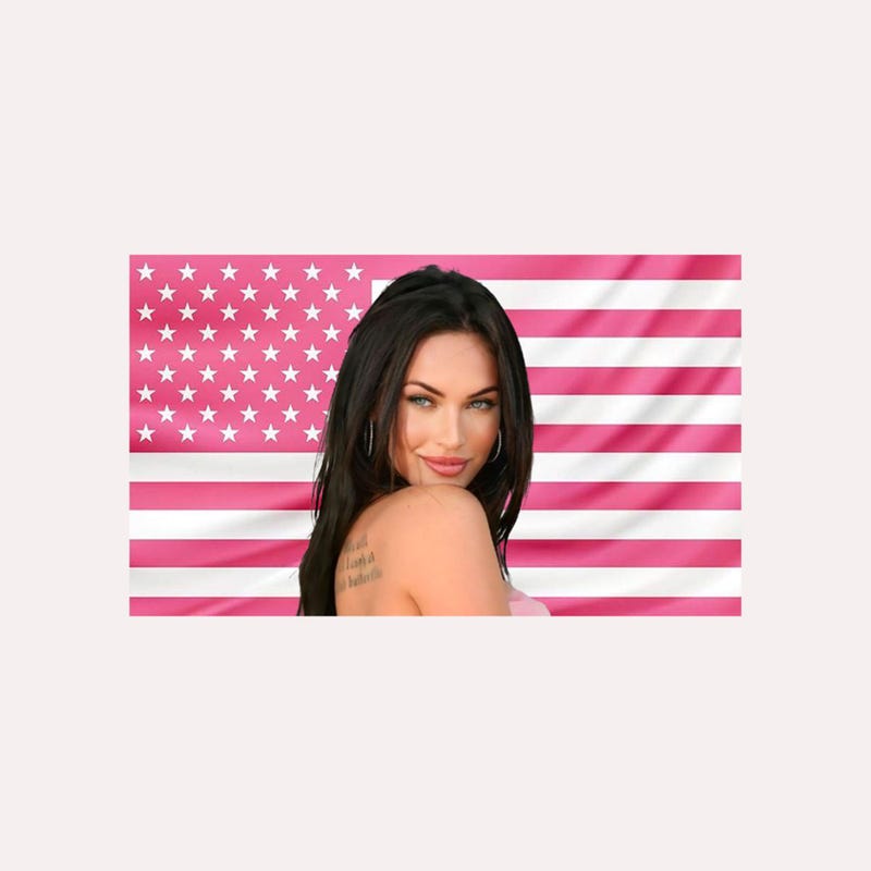 Megan Fox American Flag - Etsy