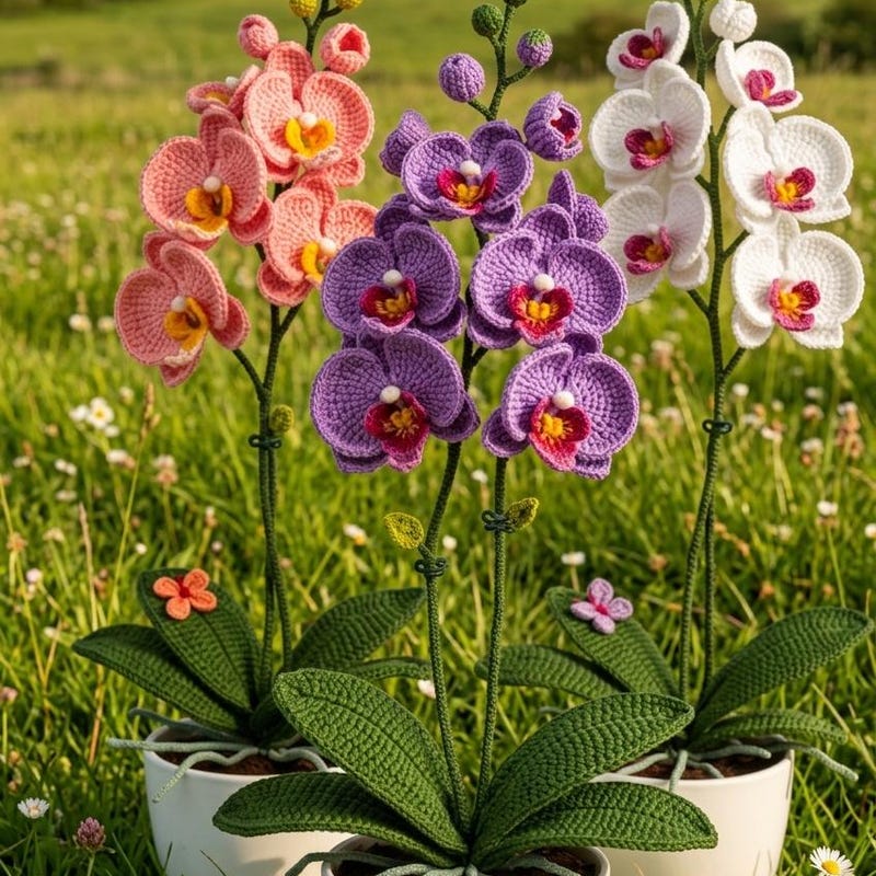 Moth Artificial Orchids - Etsy