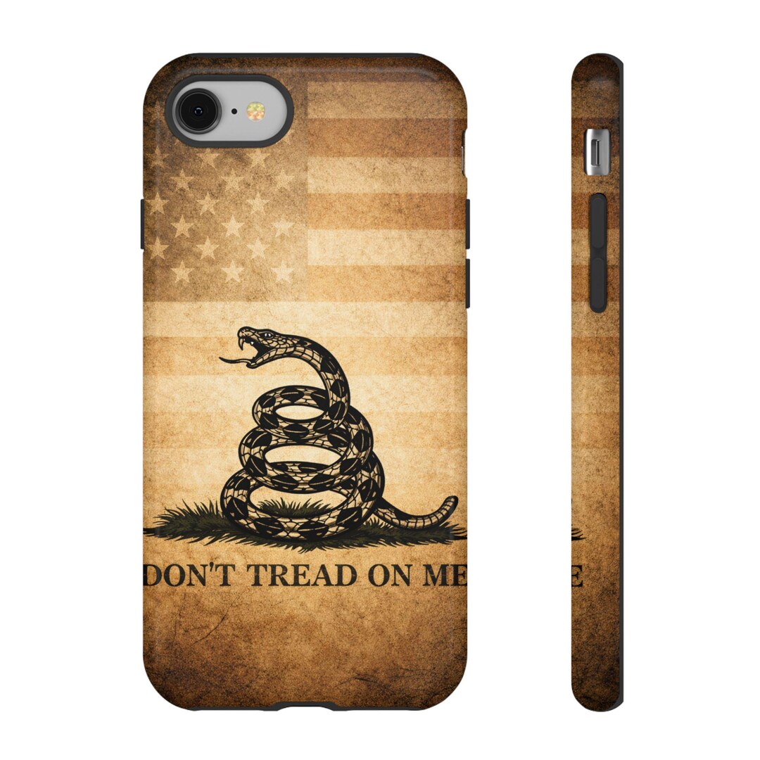 Gadsden Rattlesnake Don't Tread on Me Phone Case | iPhone Tough Case - Etsy