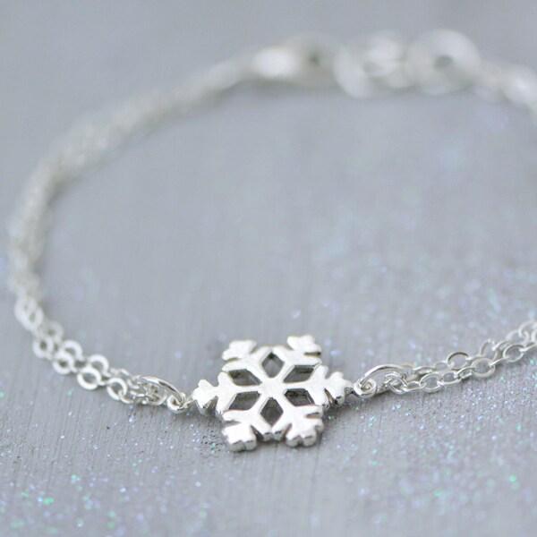 Snowflake Bracelet - Etsy