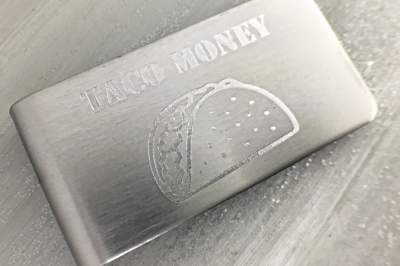 Taco Money Clip Boyfriend Gift Personalized Money Clip | Etsy
