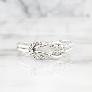 Promise Ring for Her, Infinity Knot Ring, Purity Ring for Her, Infinity ...
