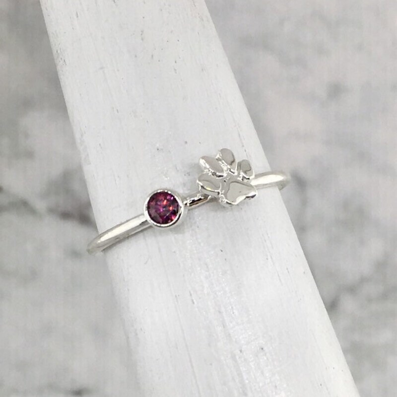 Paw Print Ring - Etsy