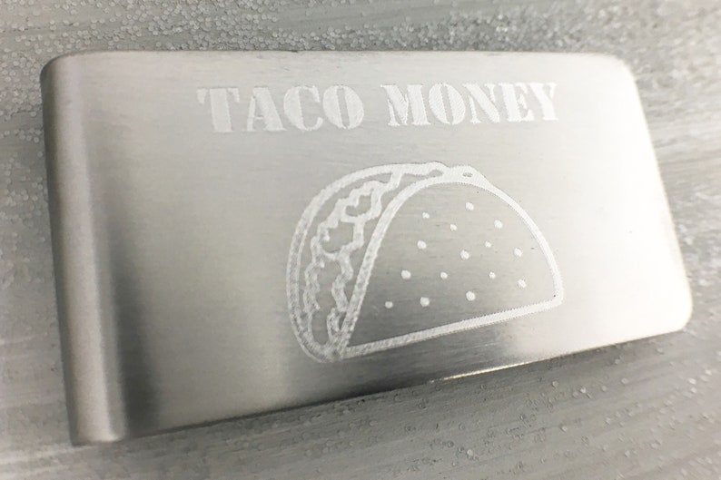 Taco Money Clip Boyfriend Gift Personalized Money Clip - Etsy