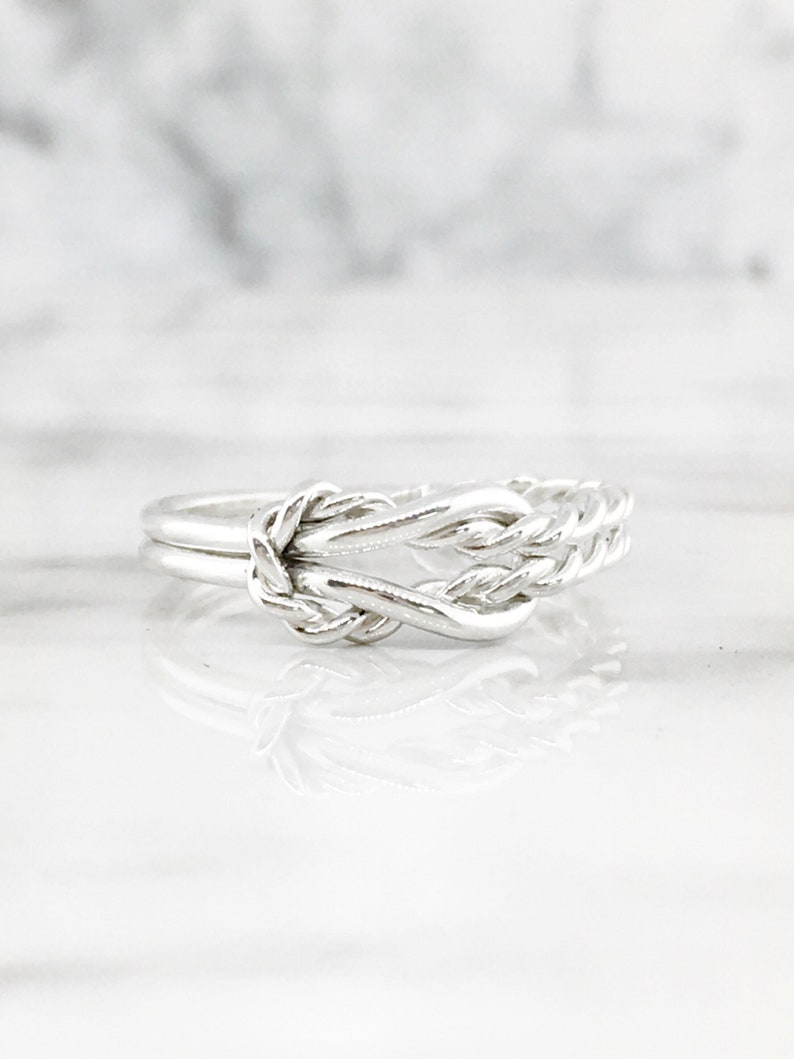 Promise Ring For Her Infinity Knot Ring Purity Ring For Her | Etsy
