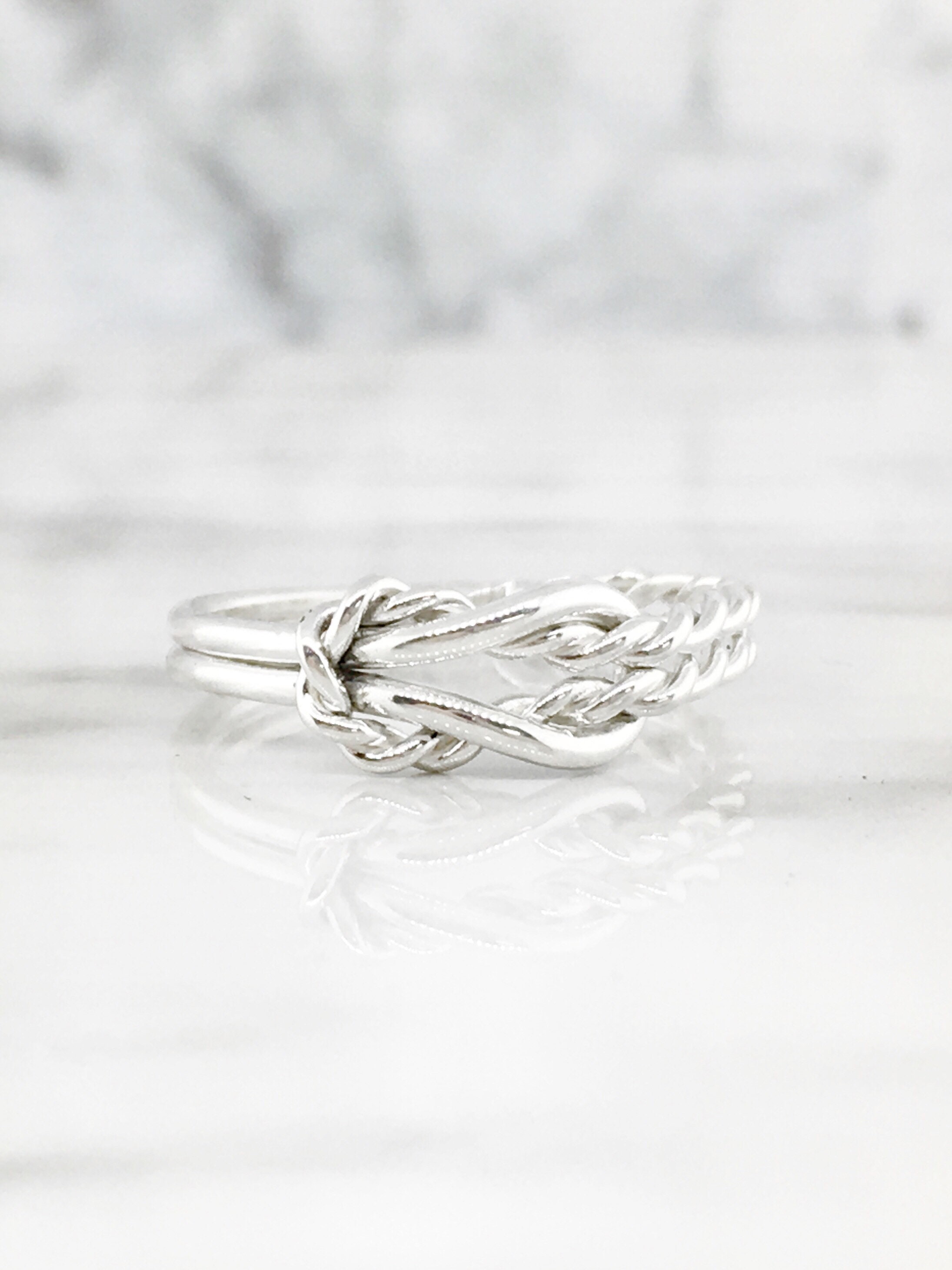 Promise Ring For Her Infinity Knot Ring Purity Ring For Her | Etsy