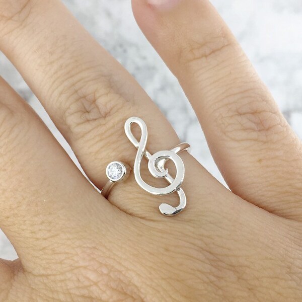 Music Note Ring - Etsy