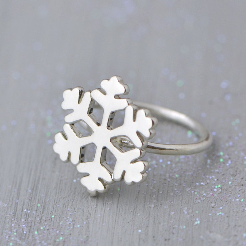 Snowflake Ring - Etsy