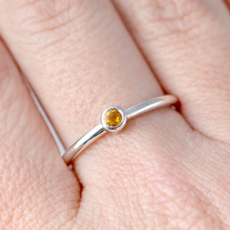 Citrine Ring November Birthstone Ring November Gemstone - Etsy