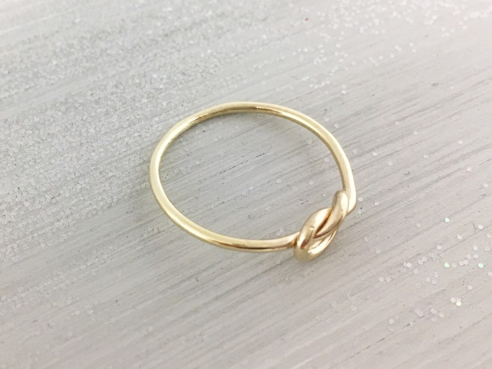 Real Gold Ring Yellow Gold Promise Ring Gold Purity Ring for | Etsy