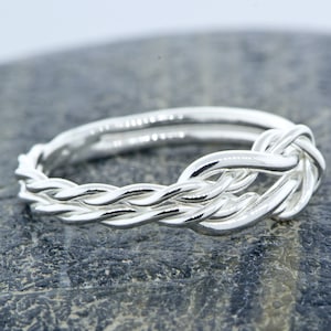 Promise Ring for Her, Infinity Knot Ring, Purity Ring for Her, Infinity ...