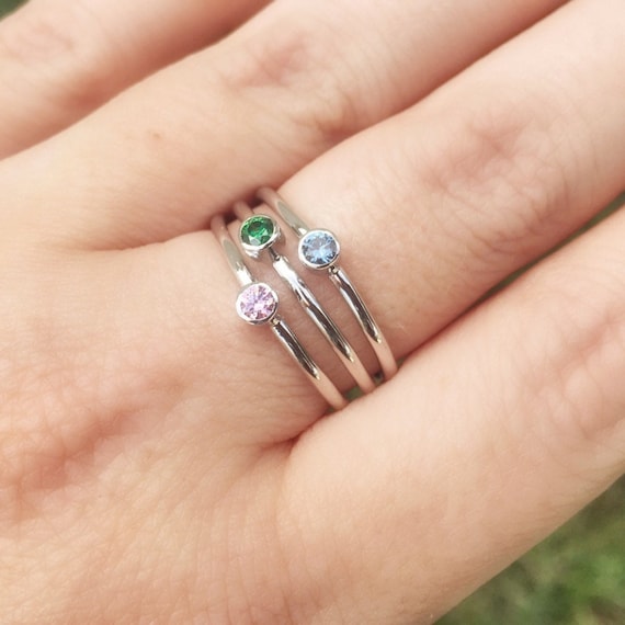Family Birthstone Ring for Mom Family Ring Birthstone Mom Jewelry Family Birthstone Jewelry for Mothers Day Etsy