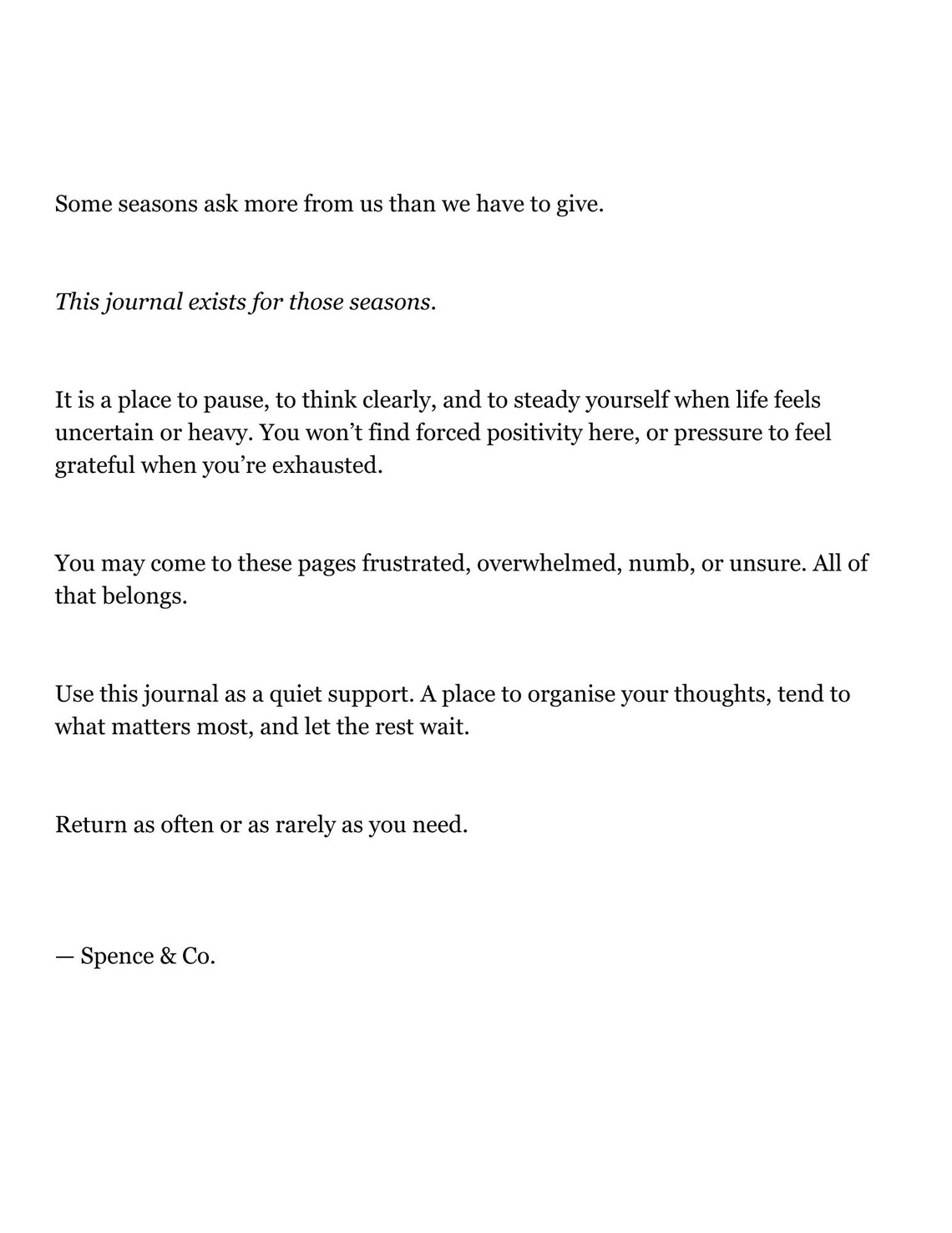 Burnout Reset Journal Printable | Overthinking & Mental Load Relief ...